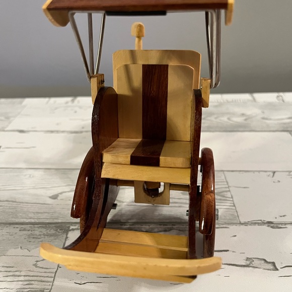 Accents | Vintage Wooden Rickshaw Mini | Poshmark